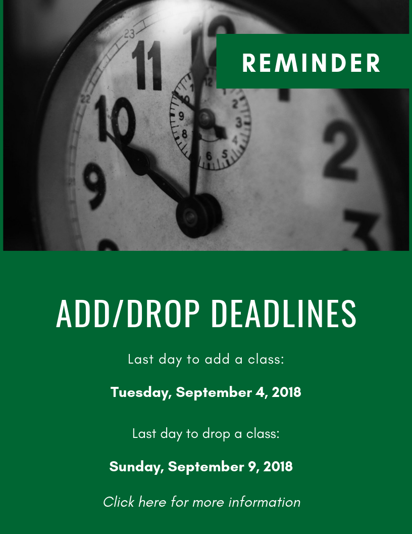 Reminder: Add/Drop Deadlines Are This Week! – Student Success Blog